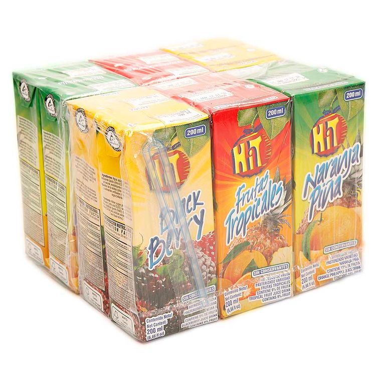 Jugo Hit Surtido Brick x200ml Pague 10 lleve 12 - Jumbo Colombia