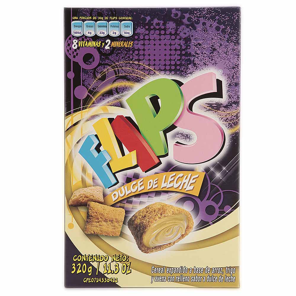 Cereal Flips Dulce Leche x 320G - Jumbo Colombia