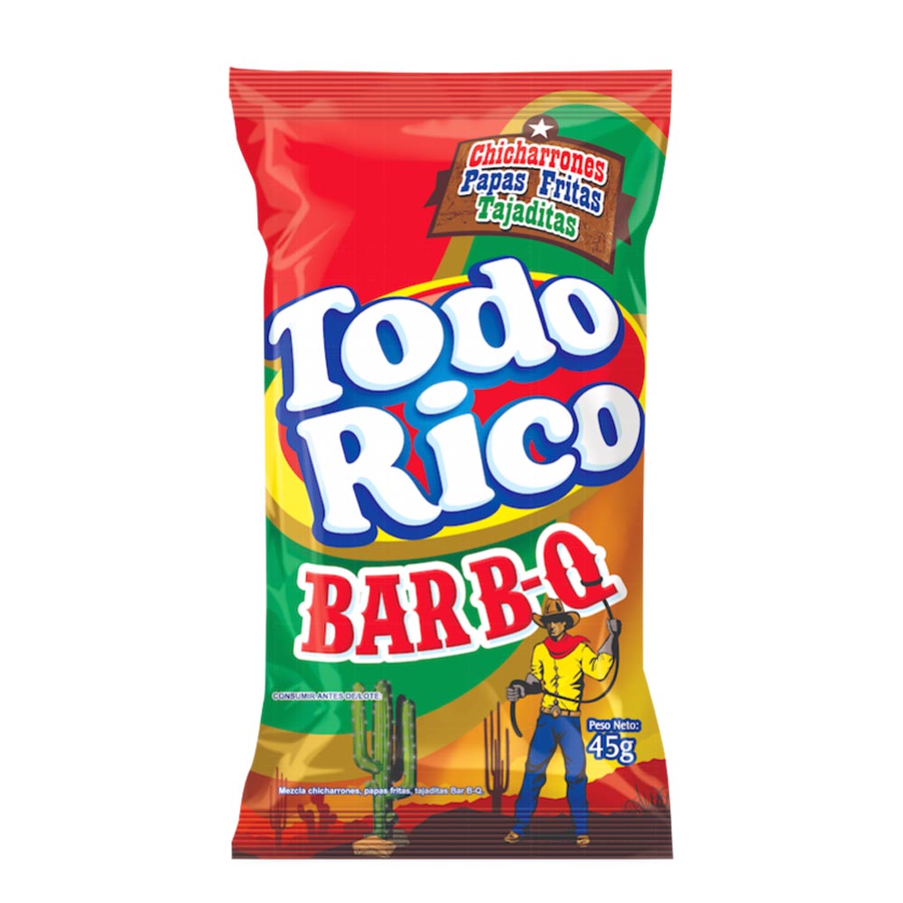 Todo Rico BBQ Popular x 45g - Jumbo Colombia