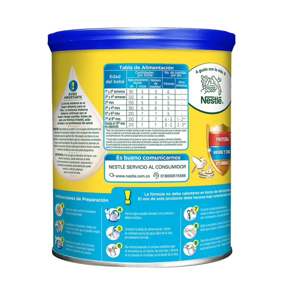 ¡Compra ahora tu Fórmula láctea baby Klim 1 0-6 meses en polvox800g ...