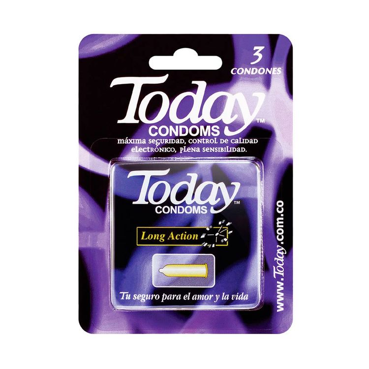 Condones Today long action retardante larga duración x3 und - Jumbo ...