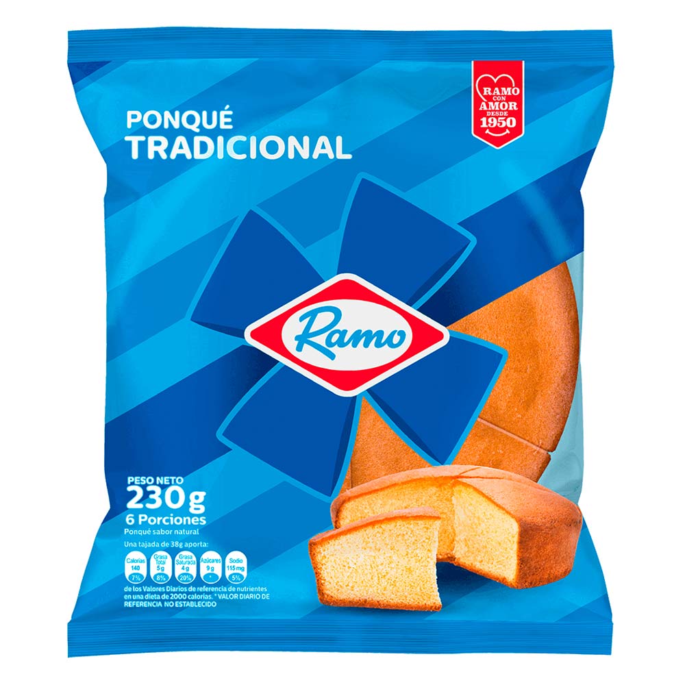 Ponqué Ramo tradicional x230g - Jumbo Colombia