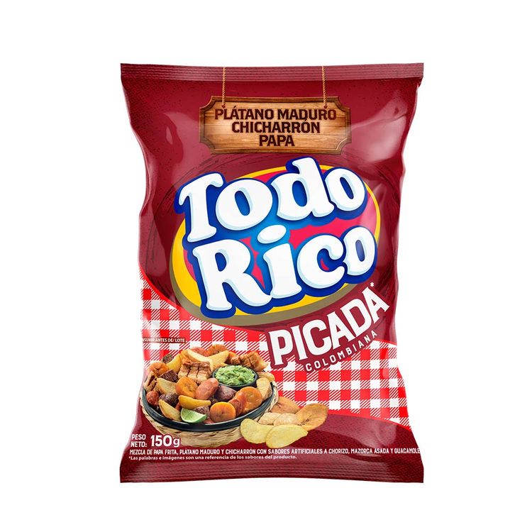 Papas Todo Rico picada colombiana x150g - Jumbo Colombia