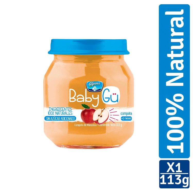 Compota Babygu manzana x 113gr - Jumbo Colombia